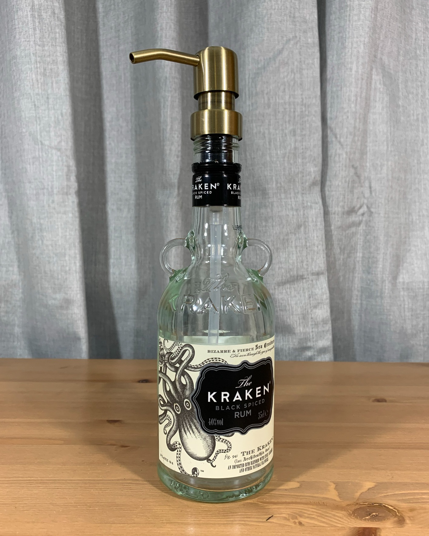 Kraken Rum soap dispenser - Gosh and Absolutely